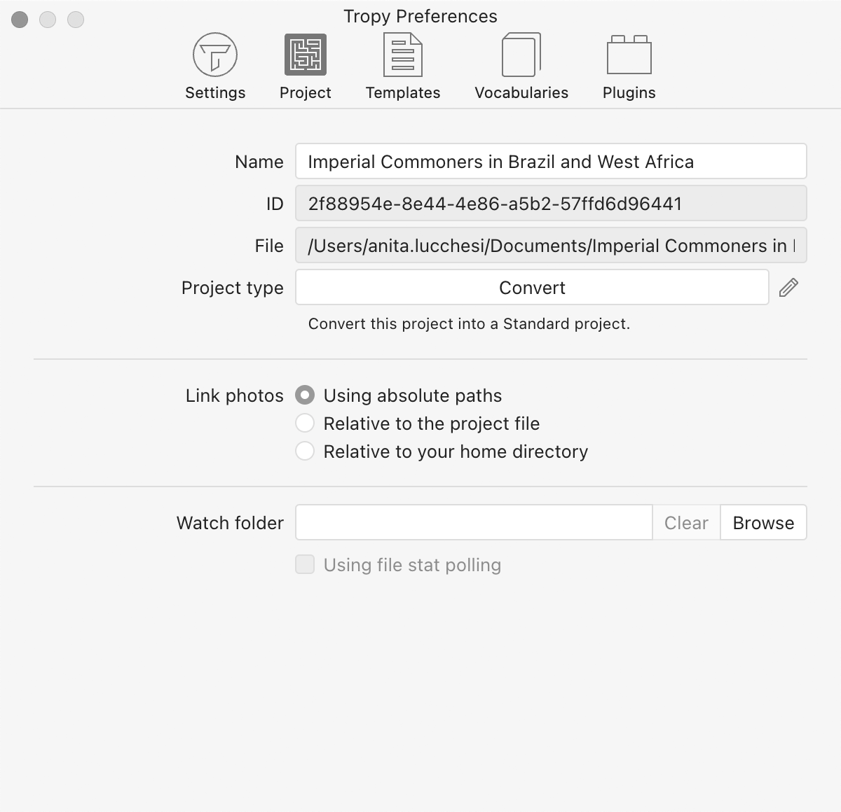 New Project Types in Tropy 1.13 | Tropy